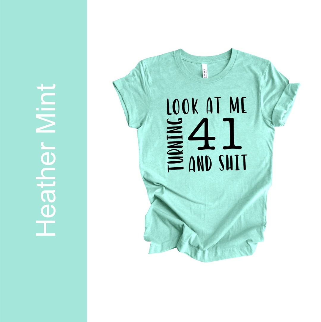 41st Birthday Shirt ©, Birthday Shirt Women, 41st Birthday T-shirt, 41 ...