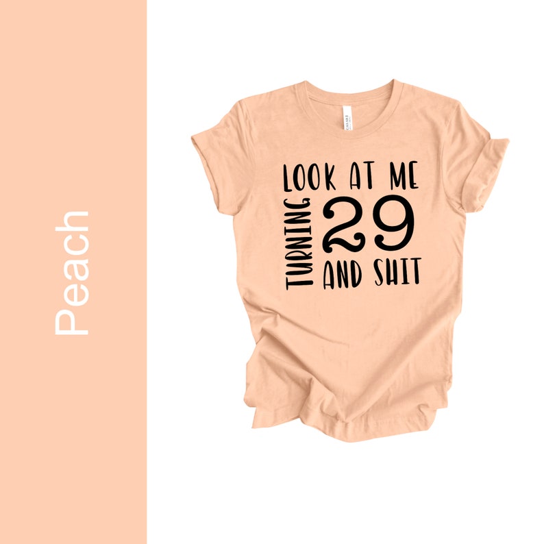 29th Birthday Shirt © Birthday Shirt Women 29th Birthday - Etsy