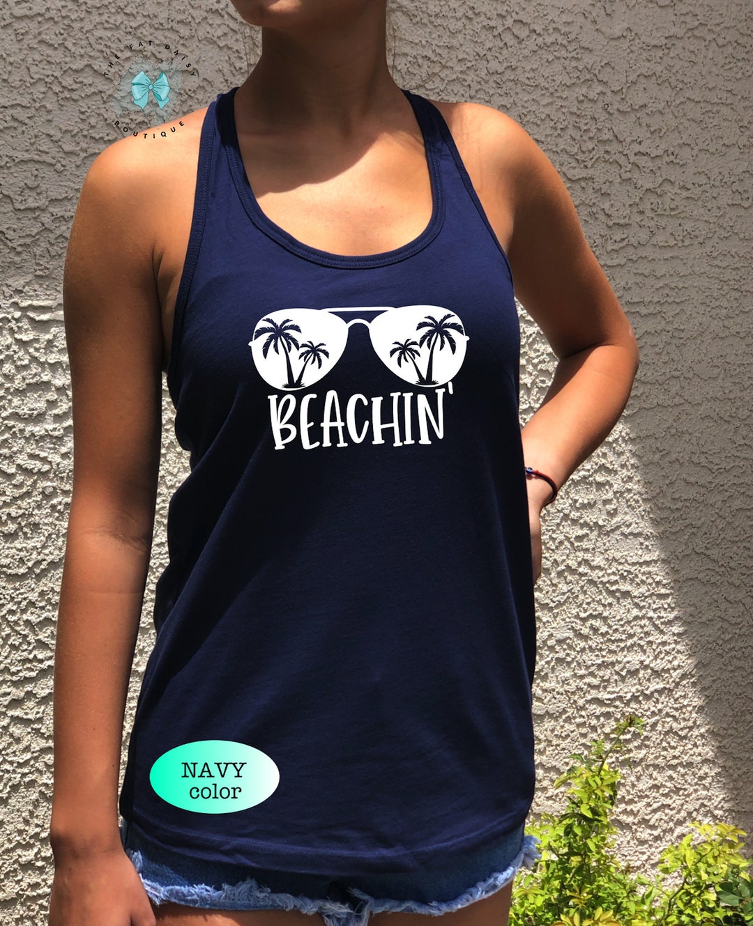 Beachin' Tank Top, Summer Tank Top, Beach Tank Top, Summer Shirt ...