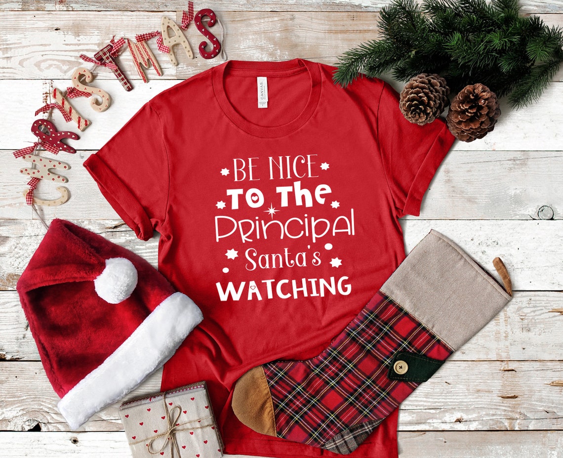 Principal's Christmas shirt Principal gift Christmas | Etsy