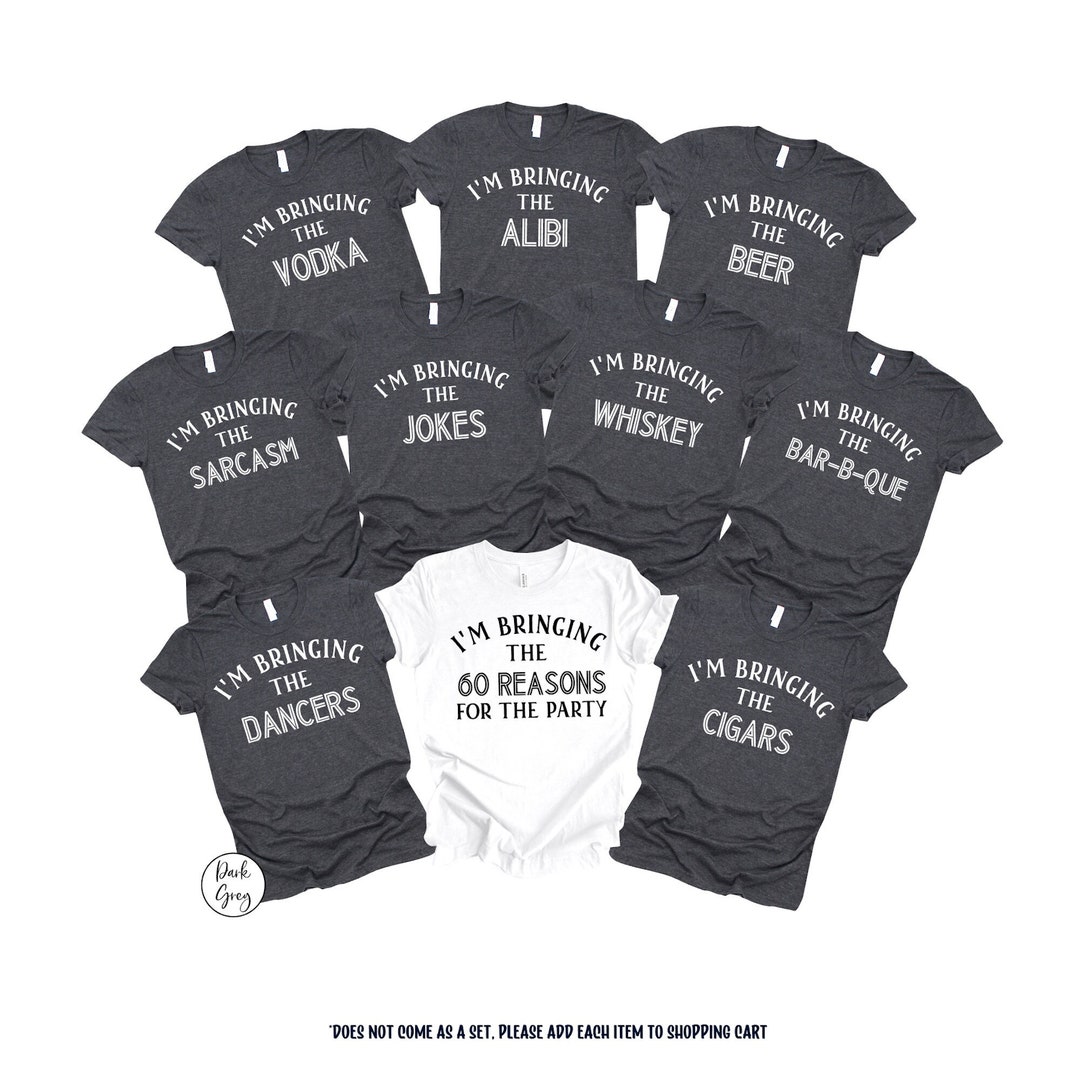 60th Birthday Shirt, Funny Birthday Squad Group Shirts, 60th Birthday ...