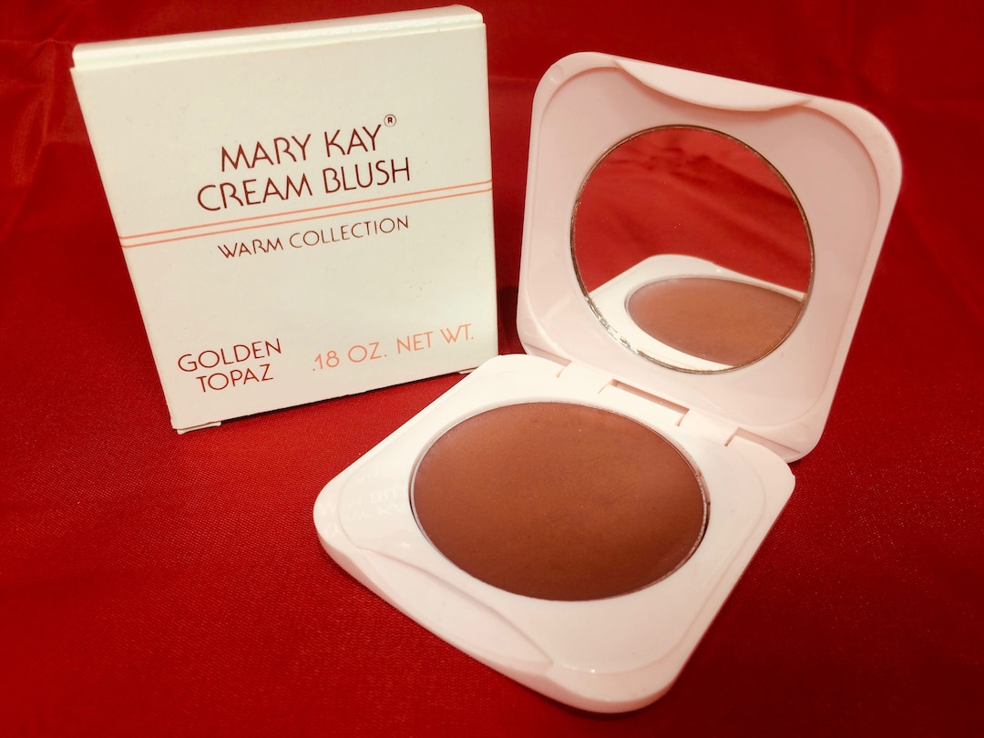 Vintage Mary Kay, Cream Blush, Warm Collection, Golden Topaz, Mirror ...