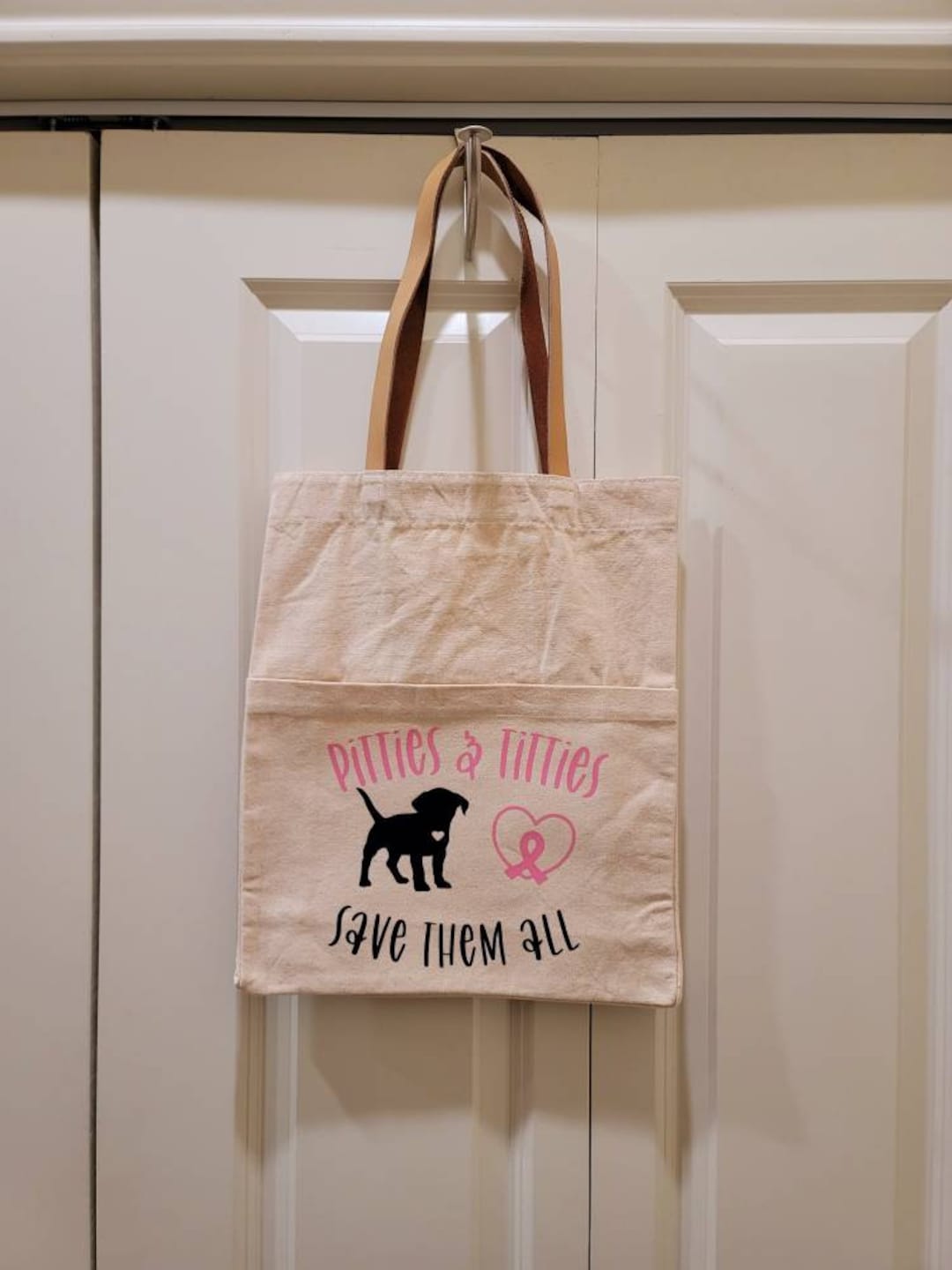 Pitties & Titties Save Them All Pitbull and Breast Cancer - Etsy