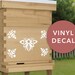 Boho Bee Flower Apiary Beehive Decor for Beekeepers. 5 Part Set ...