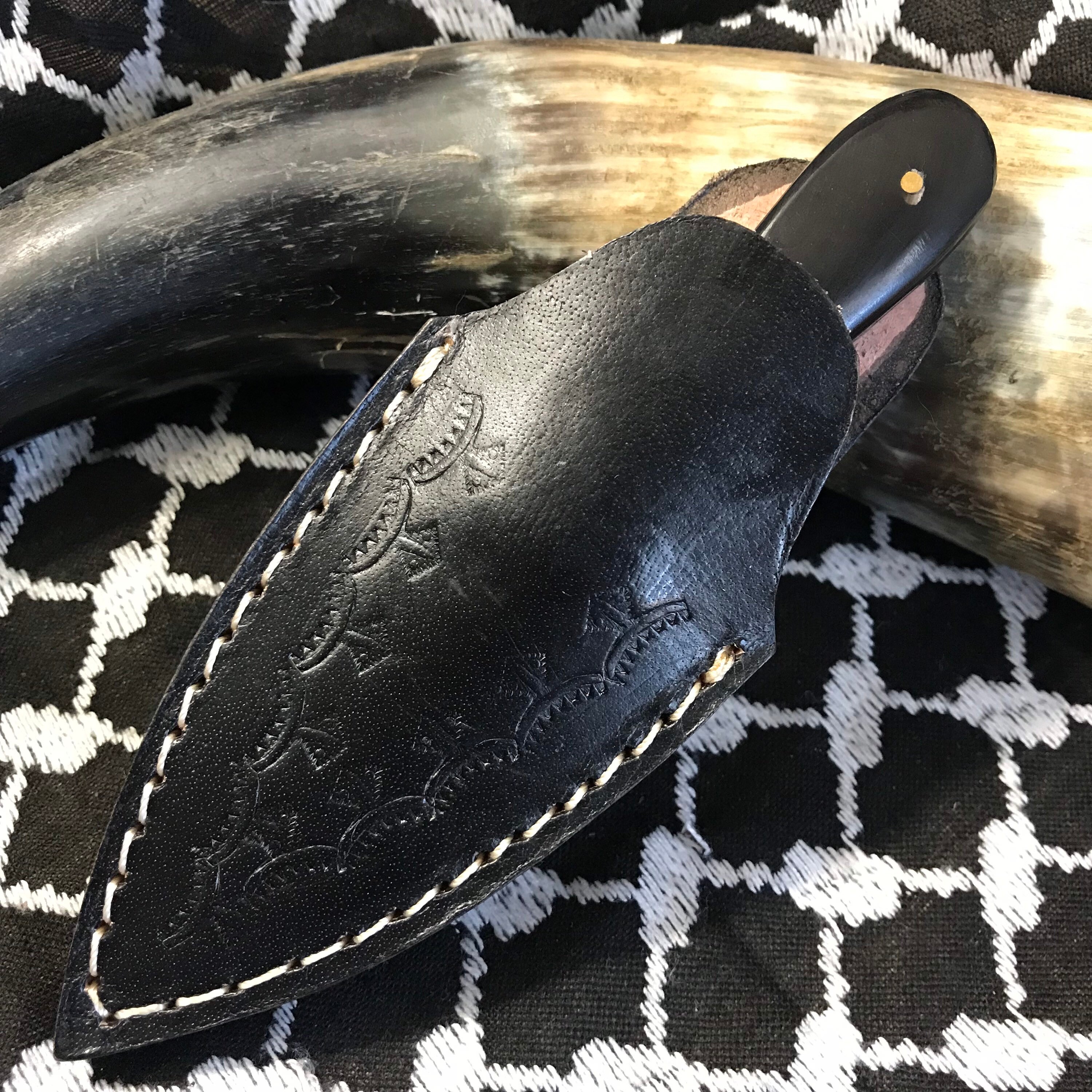 Personalized 6 Inch Custom Made Damascus Boot Knife W/black - Etsy