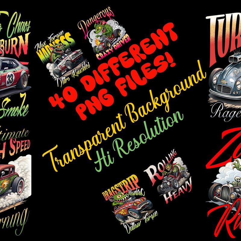 Rat Fink Digital Prints - Etsy