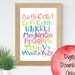ABC Alphabet, Uppercase Lowercase, Educational Poster, Play Mat ...