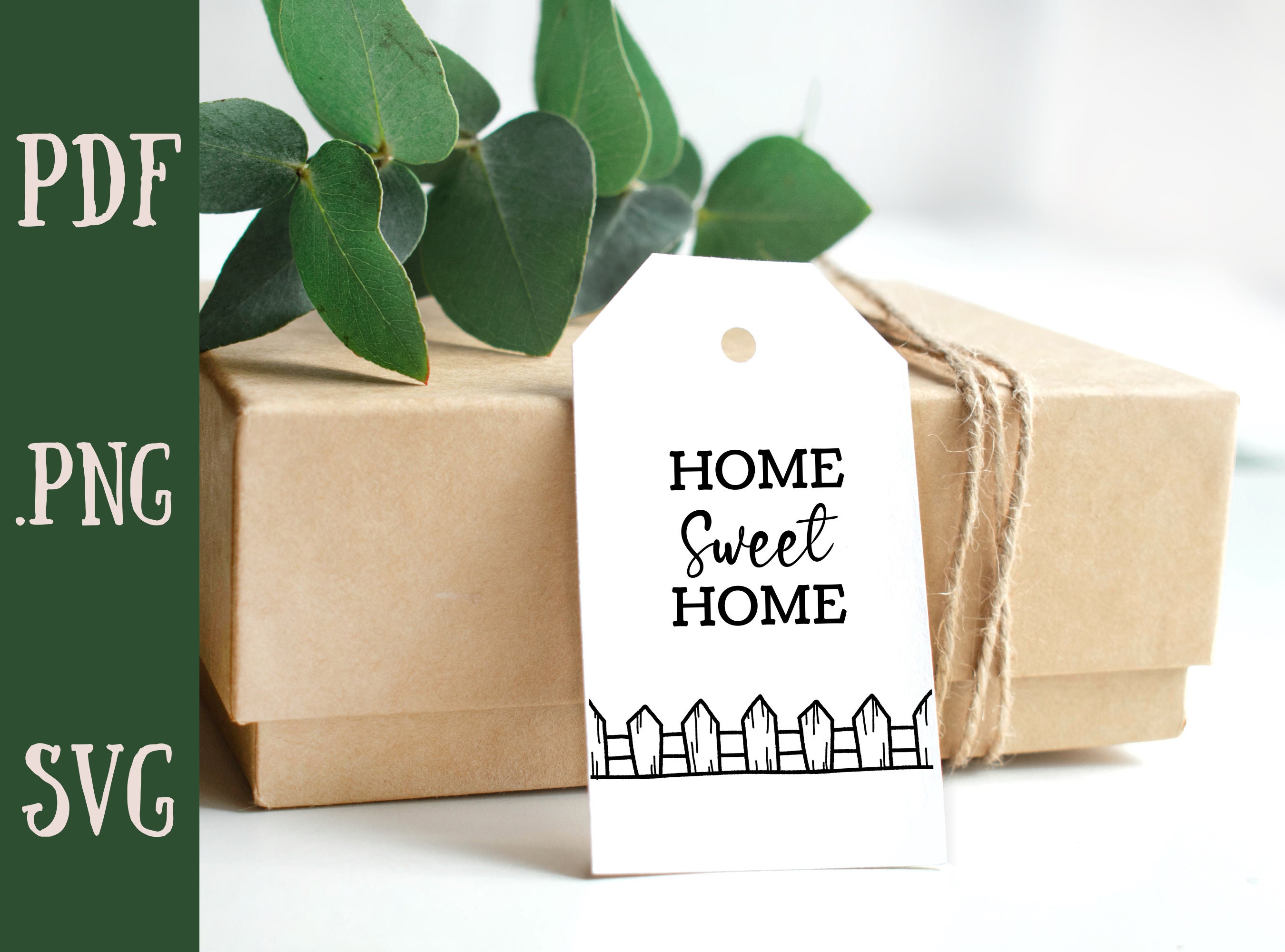 Home Sweet Home Real Estate Client Tag, Client Closing Day Gift Tag ...