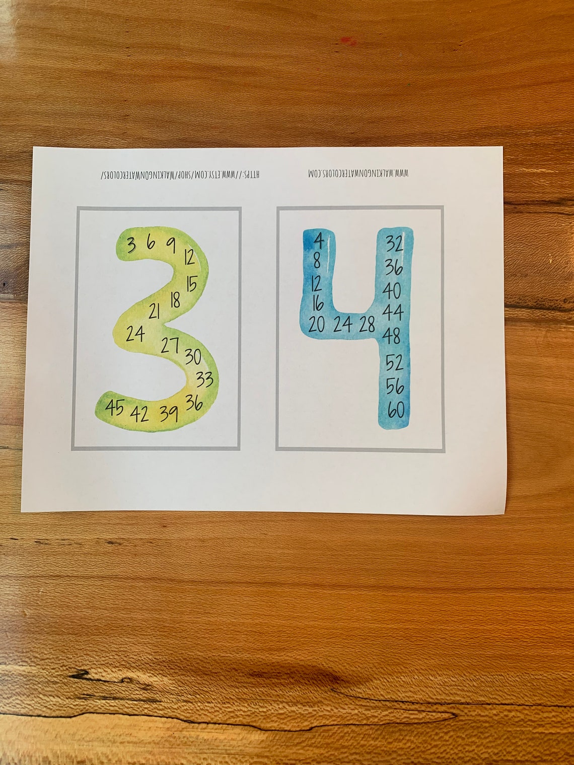Classical Conversations Skip Count Cards Skip Count Flash Etsy
