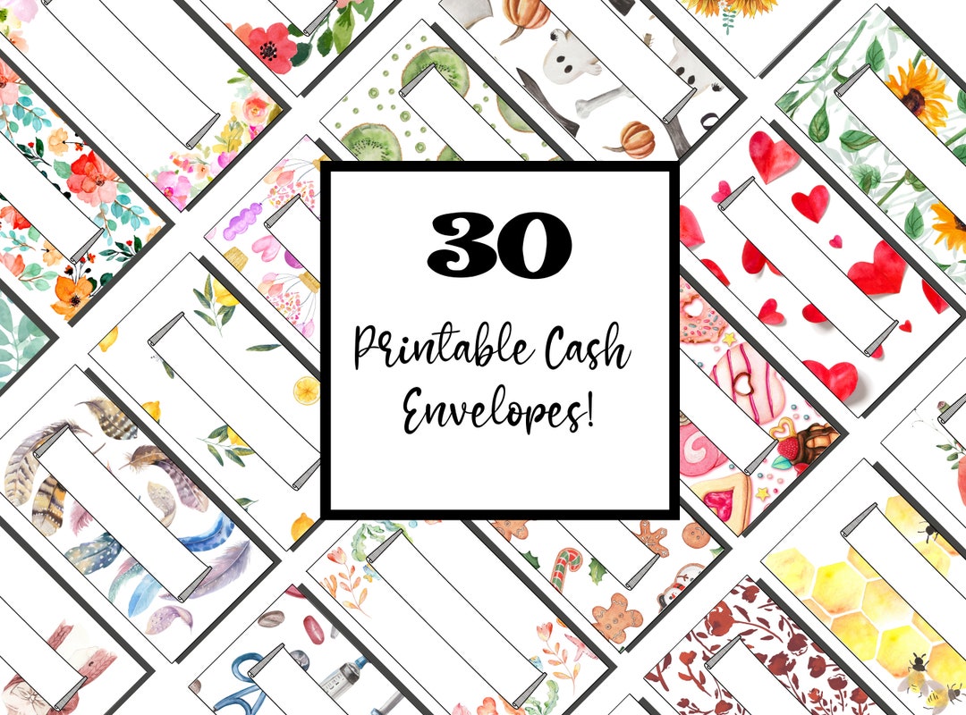 Printable Cash Envelope, Cash Flow Envelope, Cash Envelope System, Cash ...