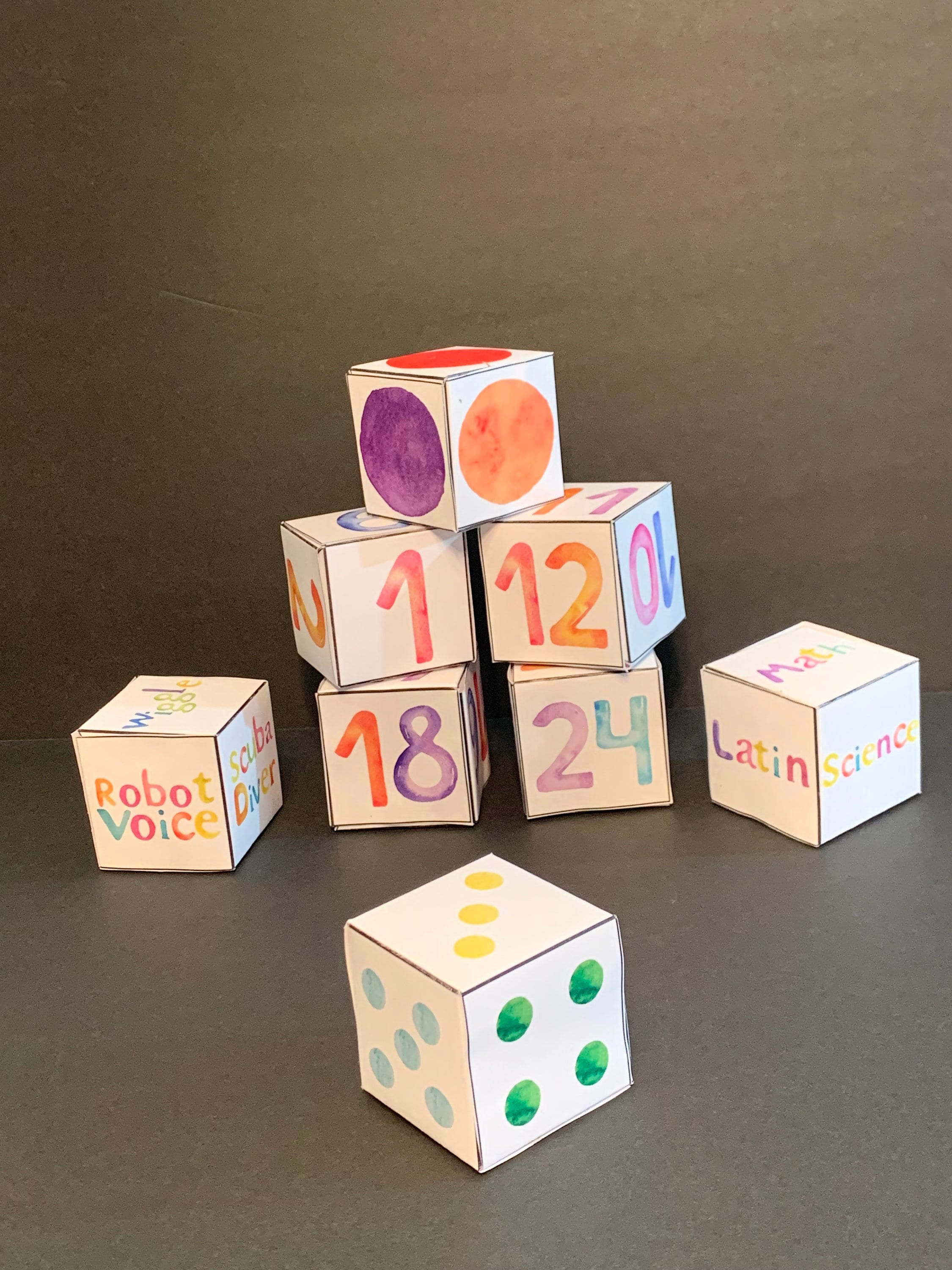 Classical Conversations Review Game Dice Community Day - Etsy