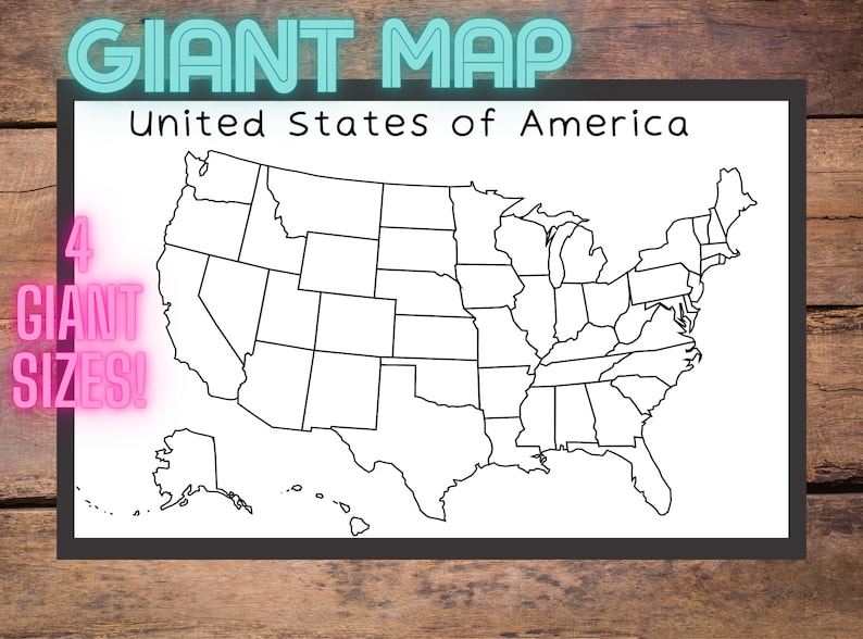 United States Map Coloring Page, US States and Capitals, Homeschool ...