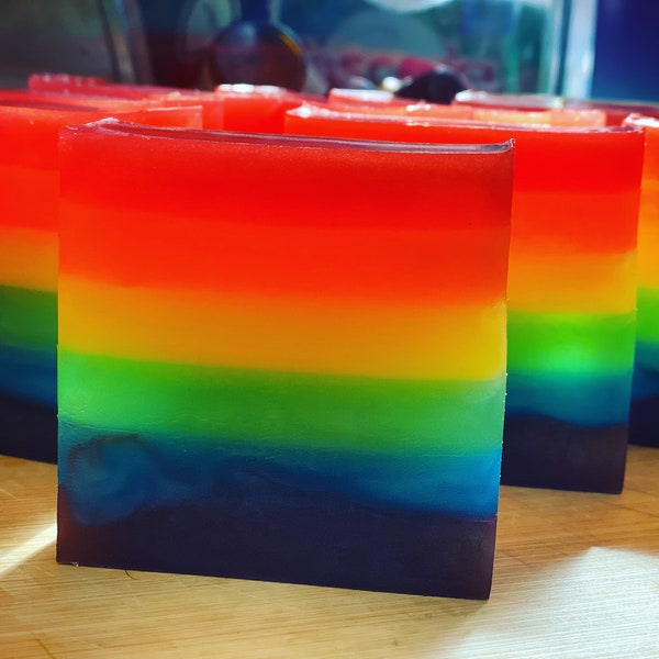 Rainbow Soap - Etsy