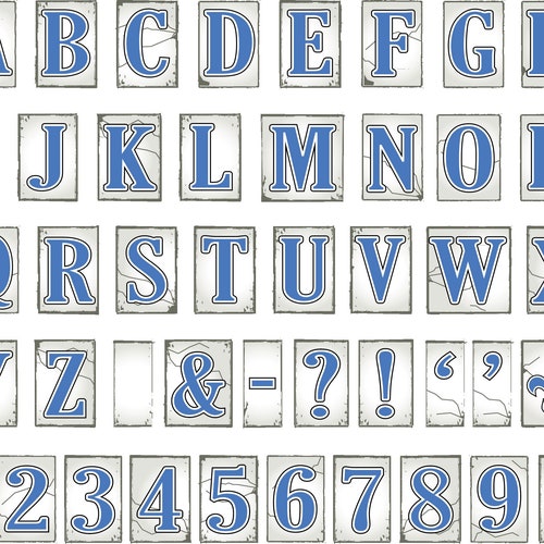 New Orleans NOLA Street Tile Letters Characters Design - Etsy