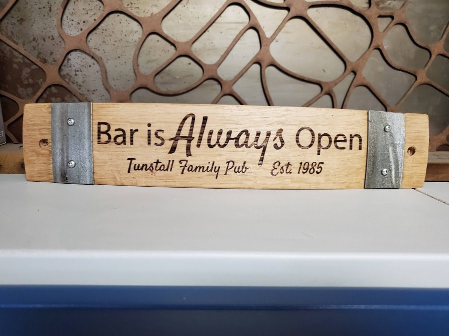 Barrel Stave Signs/sayings/personalized/laser Engraved/gift - Etsy