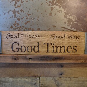 Wine Barrel Stave Signs - Etsy