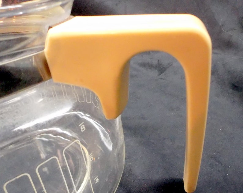 Pyrex 10 Cup Glass Coffee Carafe With Ivory Handle - Etsy