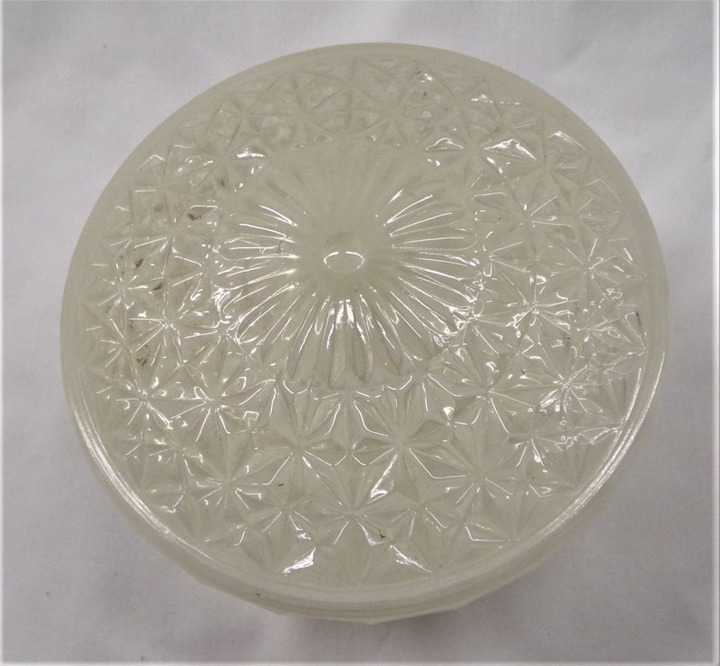 White Glass Ceiling Light Cover With 3 1/2 Fitter - Etsy