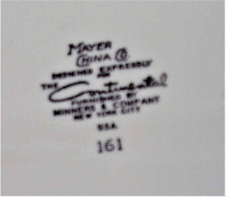 Mayer China 'the Continental' Platter - Etsy