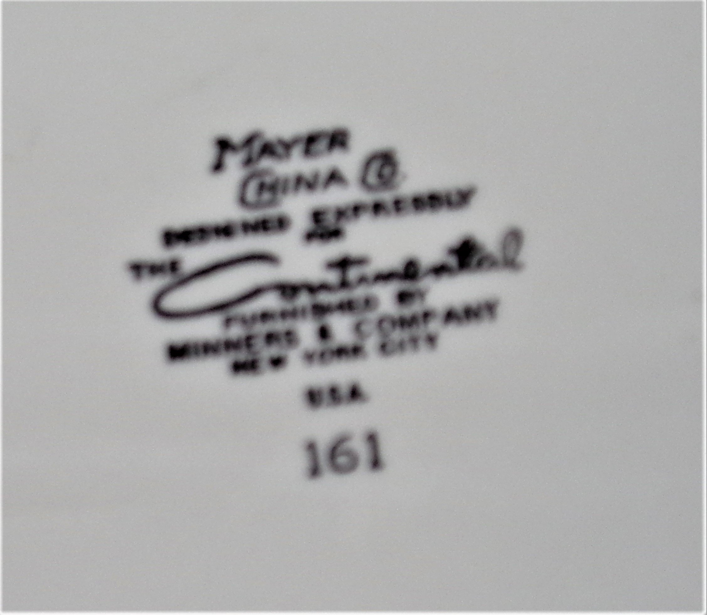 Mayer China 'the Continental' Platter - Etsy