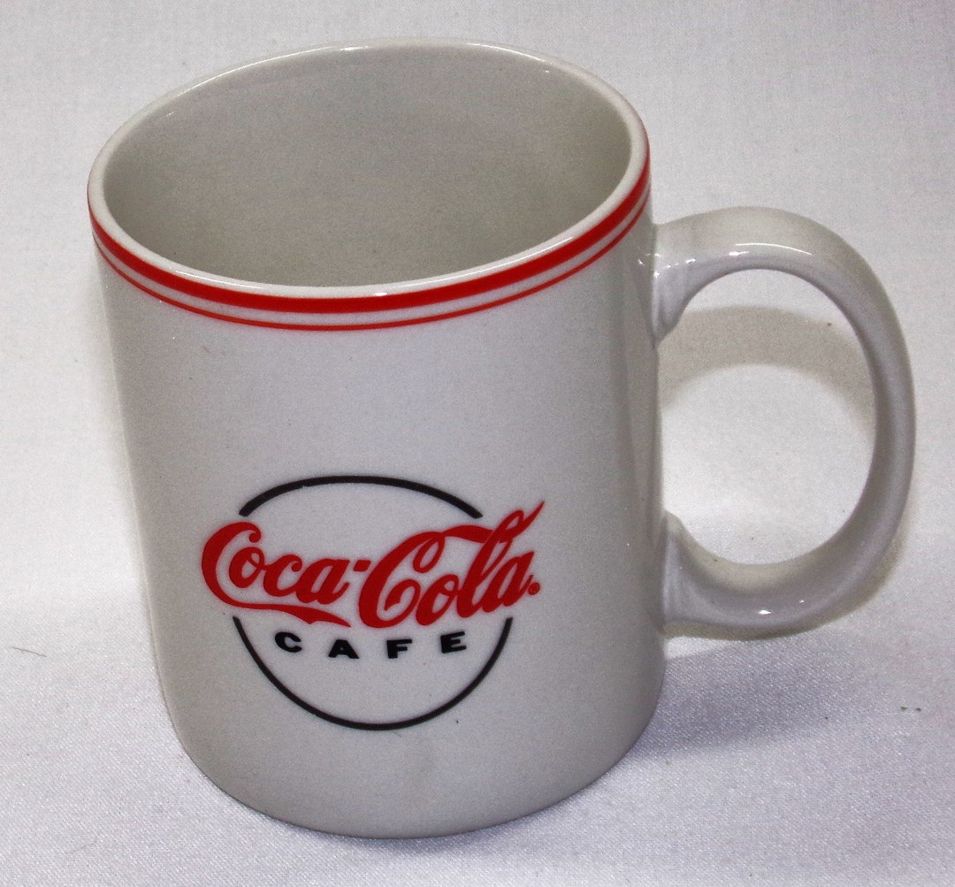 Coca Cola Cafe Coffee Mug by Gibson - Etsy
