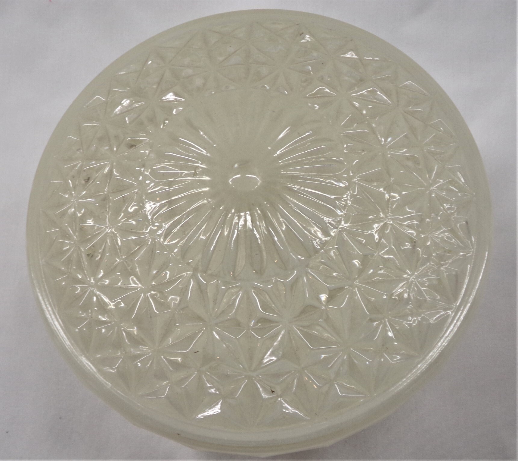 White Glass Ceiling Light Cover With 3 1/2 Fitter - Etsy
