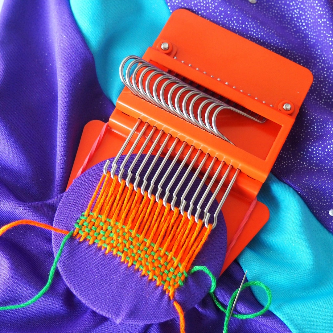 10 Hooks/ 14 Hooks Speedweve Darning Loom, Mini Darning Tool for ...