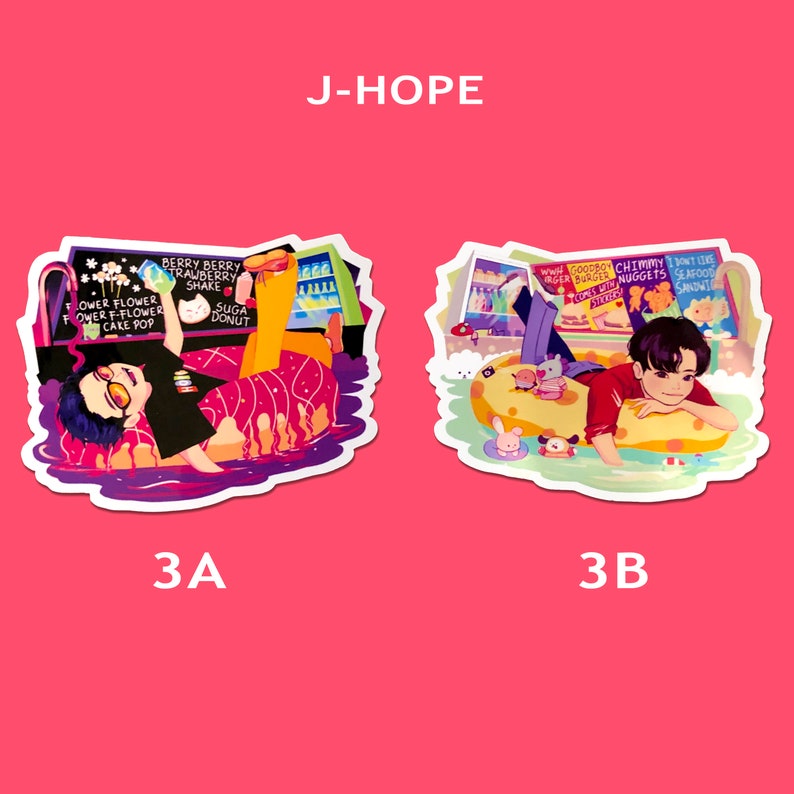 BTS Dynamite Inspired Stickers Weatherproof - Etsy