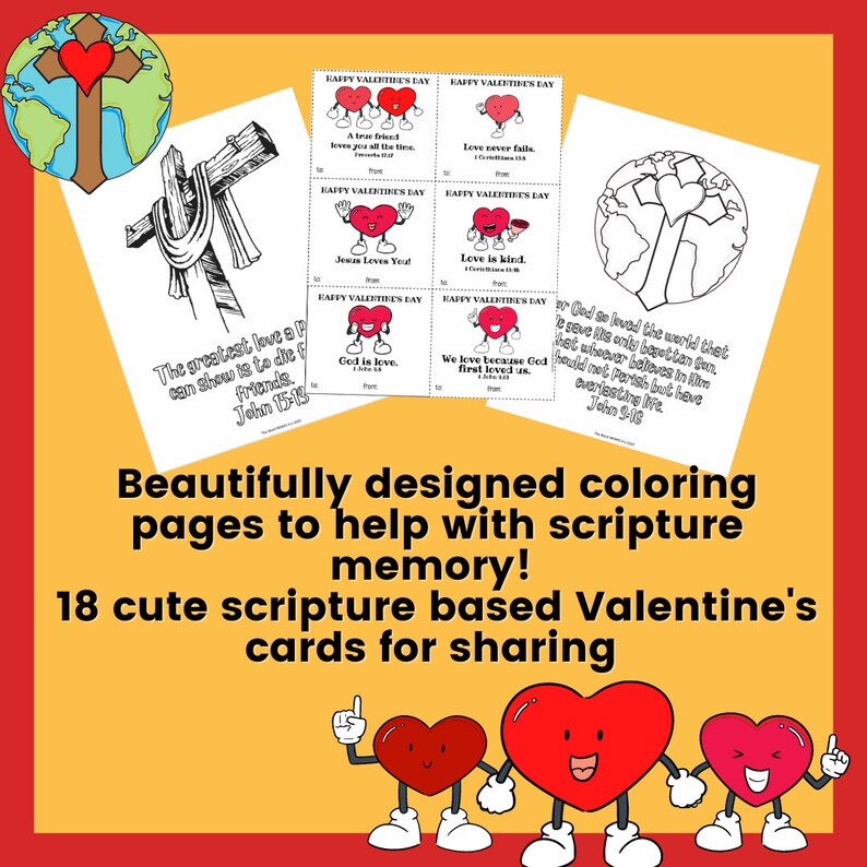 It's All About Love! Children's Lessons & Activity Set.(printable ...