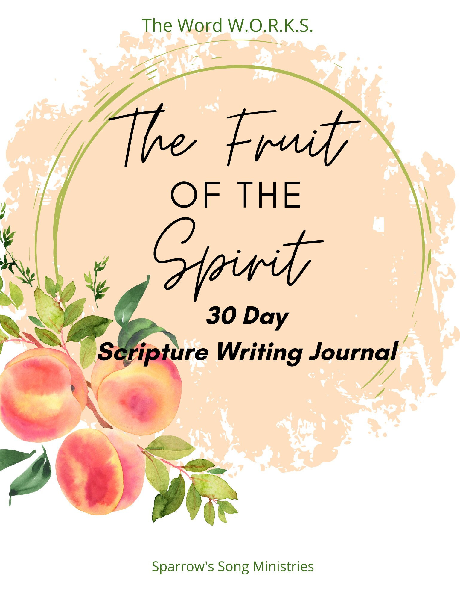 The Fruit of the Spirit 30 Day Scripture Writing Journal - Etsy