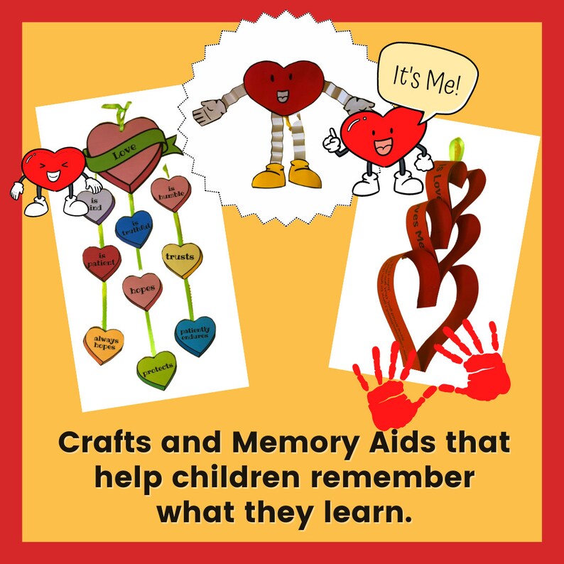 It's All About Love! Children's Lessons & Activity Set.(printable ...