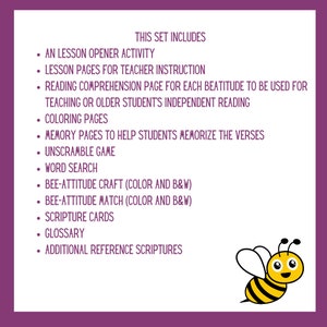 Beatitudes Lessons for Children (printable, Sunday School, Children's ...