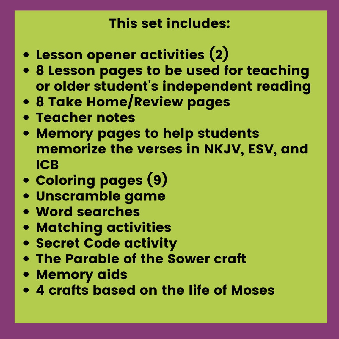 The Life of Moses for Kids(the 10 Commandments, Crossing the Red Sea ...