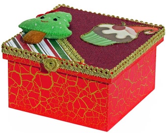 Christmas tree box | Etsy