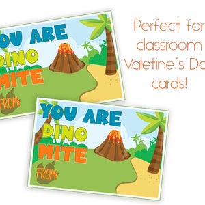 Printable Valentine's Cards, Dinosaur Valentines, School Valentines ...