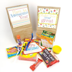 Back to School Care Kit, Back to School Care Package, Printable Back to ...