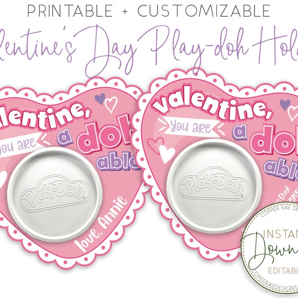 Play Doh Valentine - Etsy