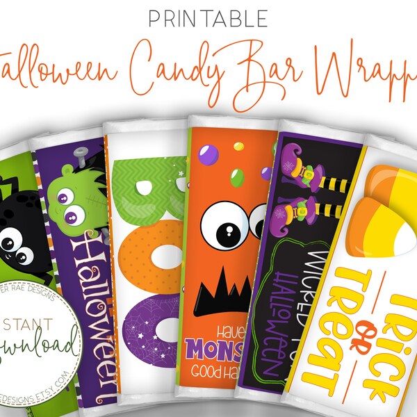 Candy Wrapper Halloween - Etsy