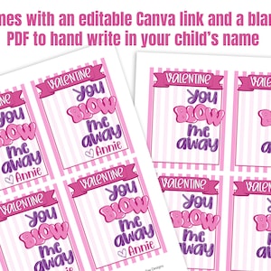Printable Valentine's, Classroom Valentines, Kids Valentines for School ...