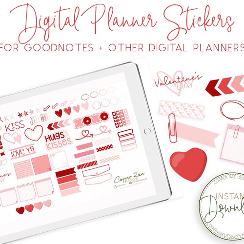 Goodnotes Stickers Kit Digital Stickers Goodnotes Planner - Etsy