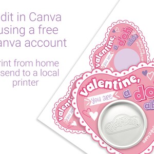 Play Doh Valentines Day Kids Friend Gift, Valentines Day Classroom Gift ...