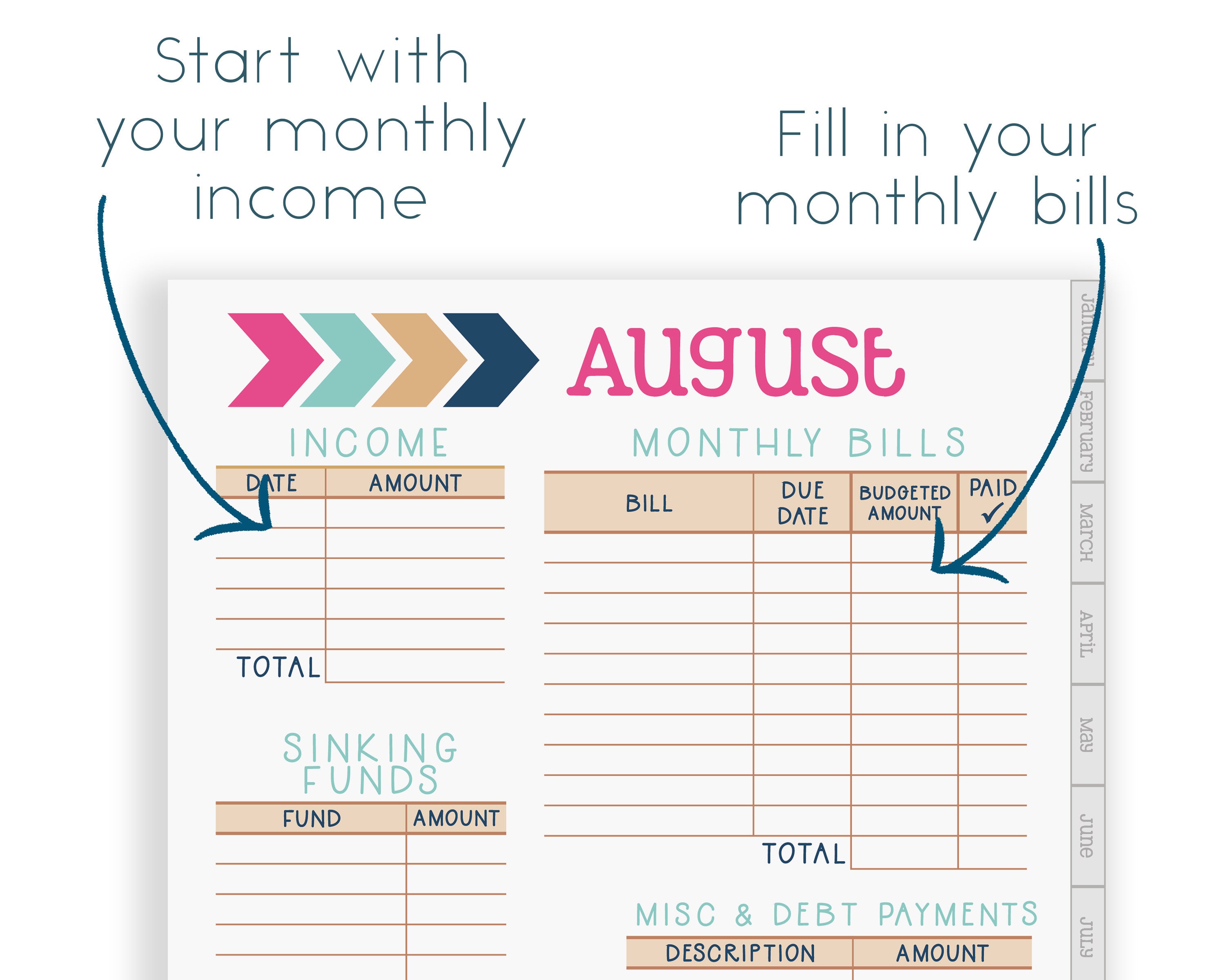 Goodnotes Budget Tracker, Budget Planner, Finance Planner, Goodnotes ...