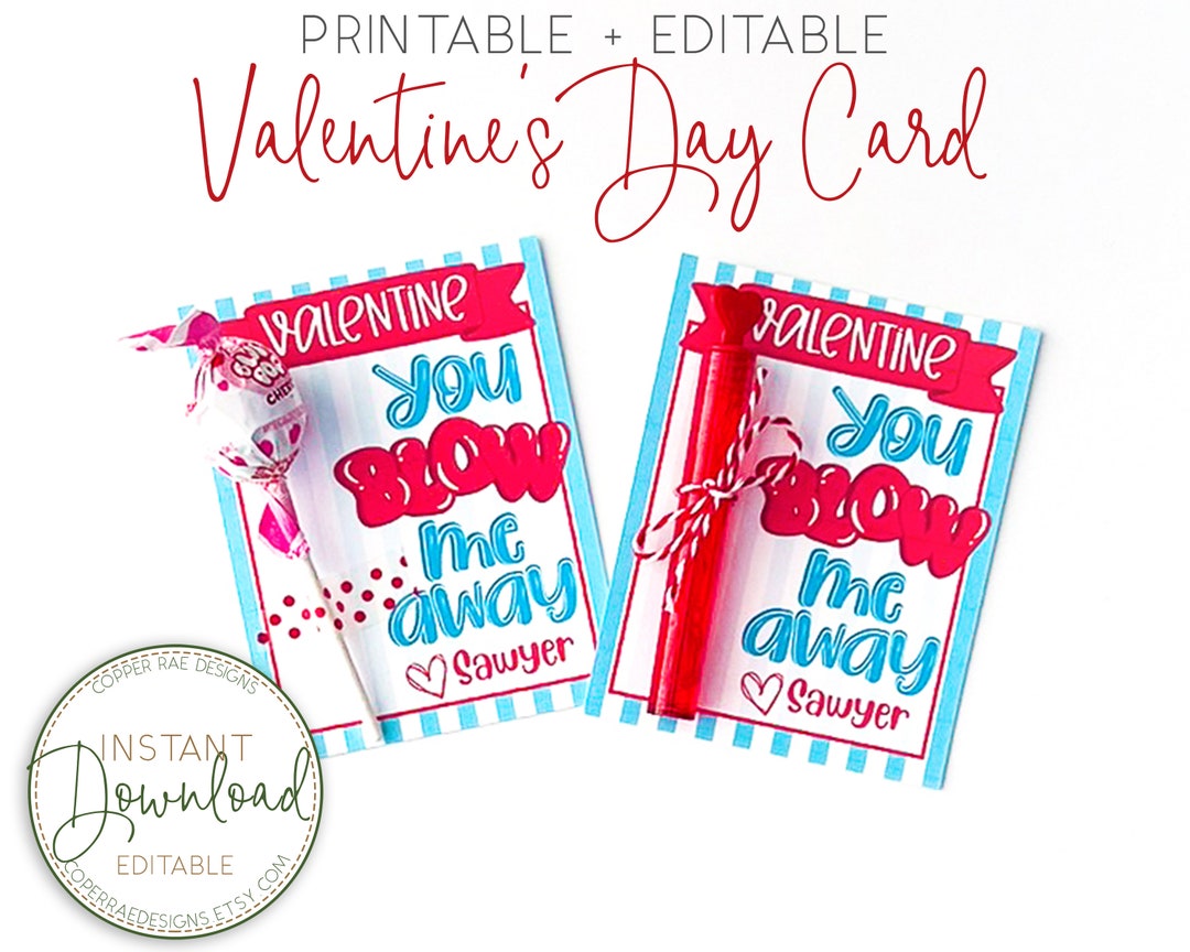 Printable Valentine's, Classroom Valentines, Kids Valentines for School ...