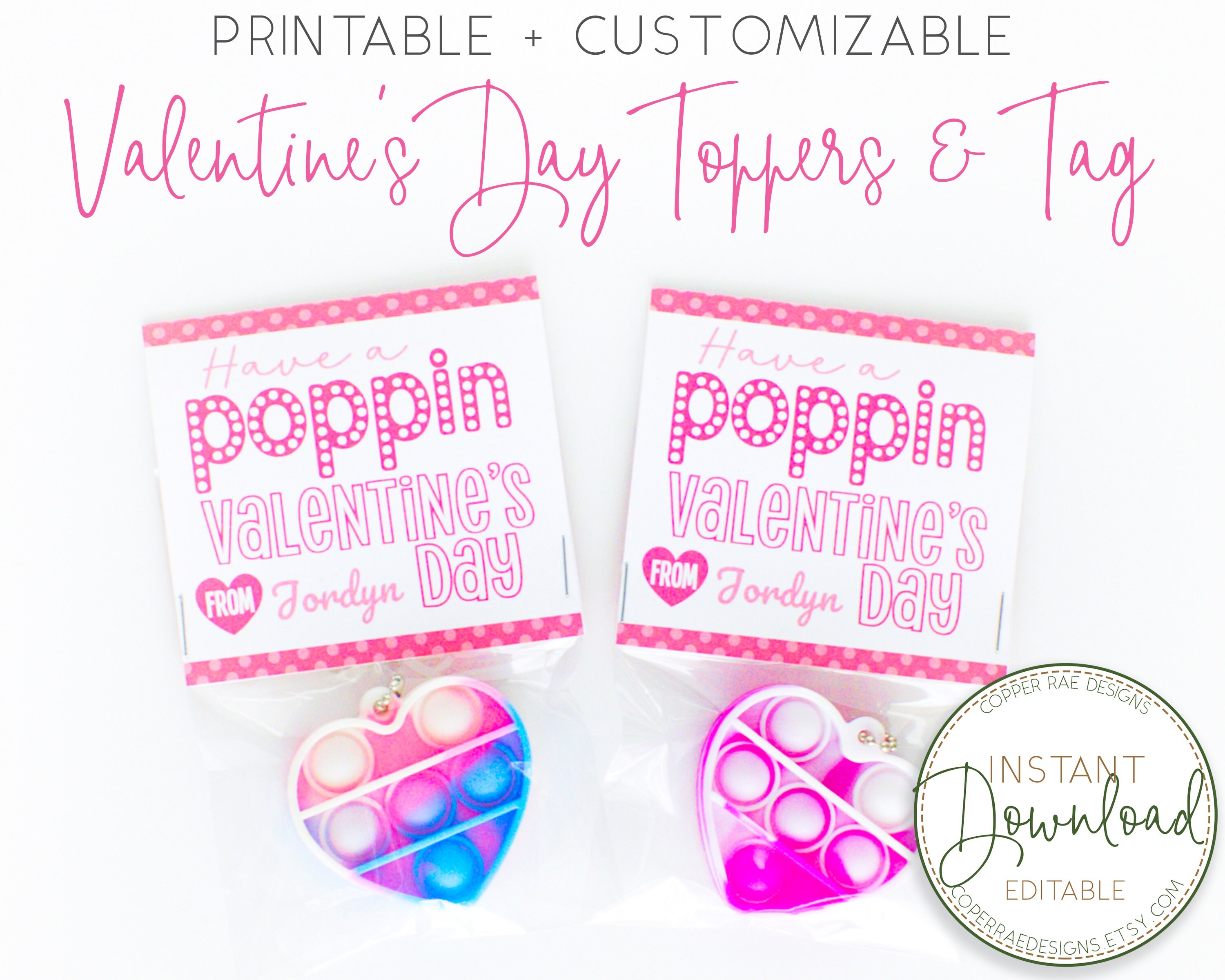 Have A Poppin Valentine's Day, Printable Valentine's, Classroom ...
