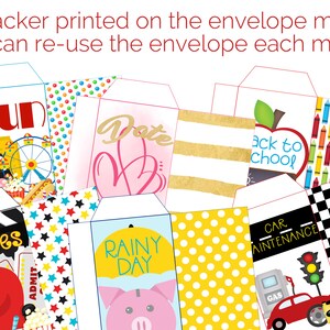 Printable Sinking Fund Cash Envelopes, 48 Designs - Etsy