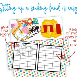 Printable Sinking Fund Envelopes, Cash Envelope System, Monthly Budget ...