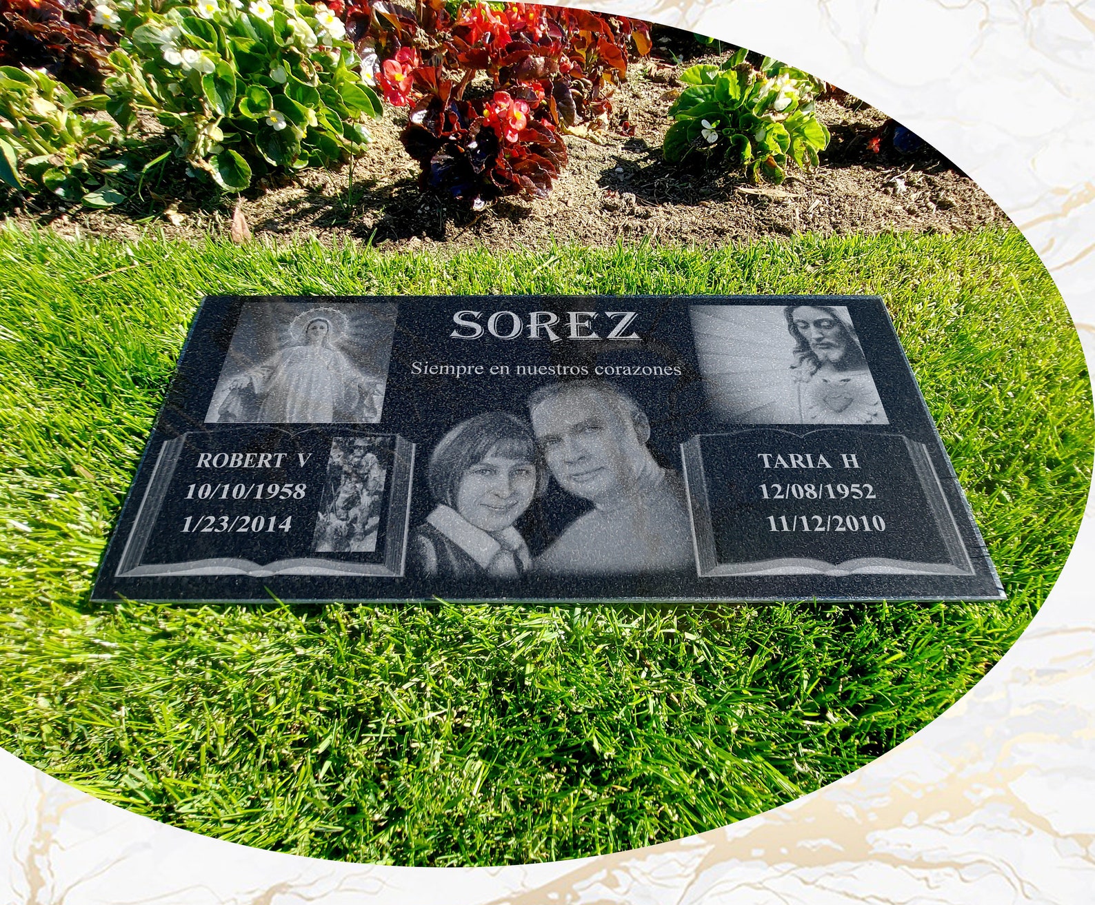 12x24x0.45 Human Headstone Tombstone on the Grave Marker - Etsy