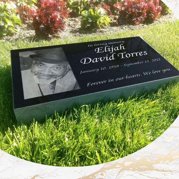 Headstone for Cemetery Upright - Etsy
