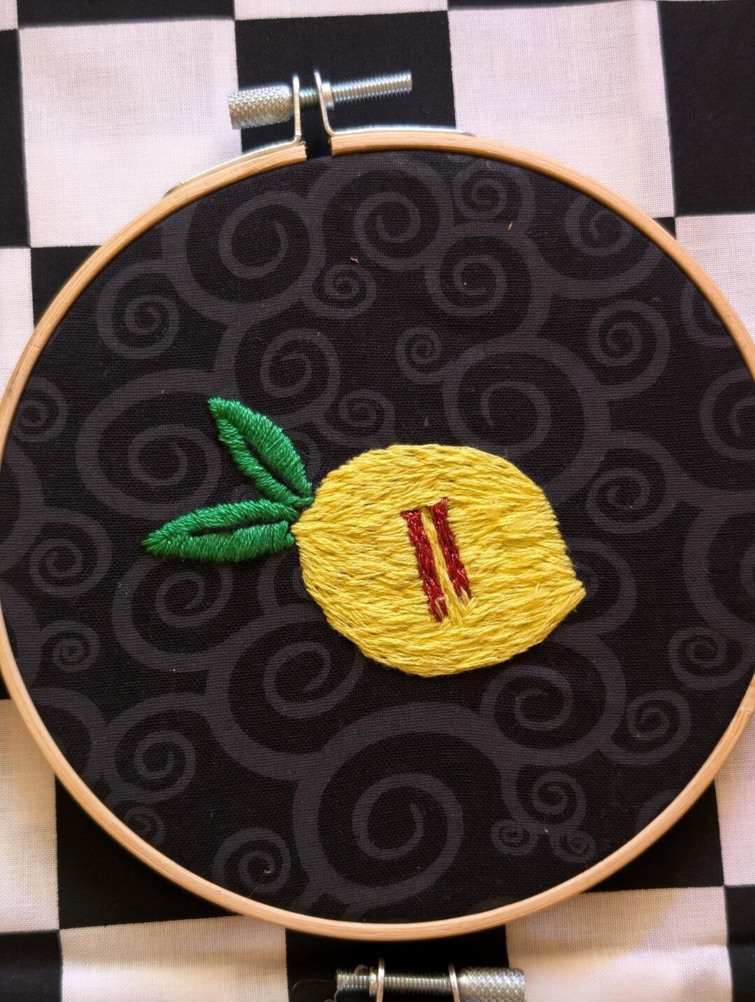 Cute Lemon II Embroidery - Etsy