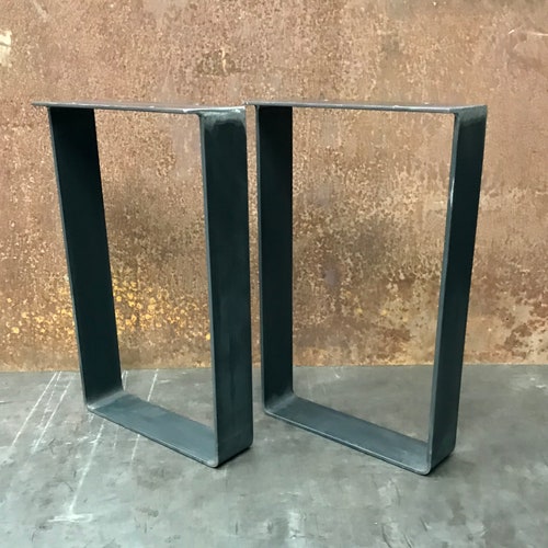 Metal Table Legs set of 2 C Channel C4x5.4 - Etsy